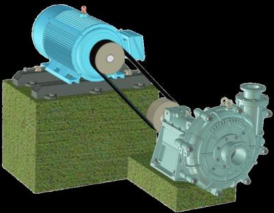 China Corrosion Proof Centrifugal Slurry Pump 250ZBD-530 110kw 1150m3h 40m Head for sale