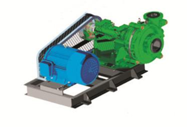 China 100NJ-485 Hydraulic Concrete Slurry Pump 1100rpm Anti Blocking High Efficiency for sale