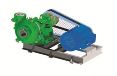 China 125NJ-740 Centrifugal Slurry Pump 820r/min D125mm High Efficiency Thick Slurry Handling for sale