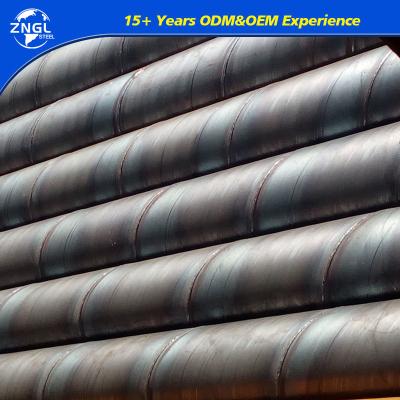 China Carbon Steel Pipe SSAW 609 mm Helical Seam Spiral Welded Tube for Oil and Gas Pipeline for sale