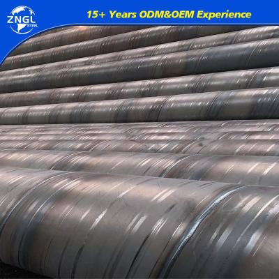 China Galvanized Piling Structure SSAW Pipe for Gas Oil and Water Durable for sale