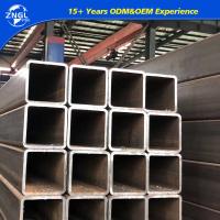China Corrugated Square Tubing Galvanized Steel Pipe Iron Rectangular Tube at Competitive for sale
