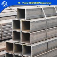 China Round Section Shape Q235 Black Annealed Square Steel Tube Pipe 75mm 80mm for Building for sale