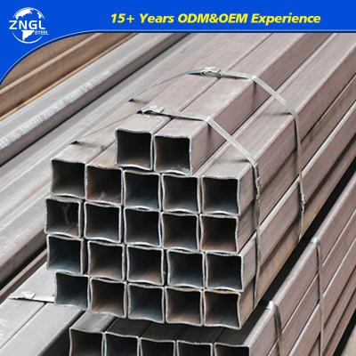 China Non-Oiled Q195 Q235 Q345 Welded Seamless Mild Carbon Steel Round Square Rectangle Pipe for sale