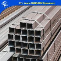 China Asmt Q235 Carbon Steel Hot Rolled Seamless Square Metal Tube for Black Hollow Section for sale