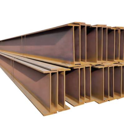China 8mm 64mm Flange Carbon Steel Beam Profile Construction for sale