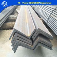 China 80-200mm Depth Carbon Equal Angle Steel Galvanized Iron L Shape Mild Steel Angle for sale