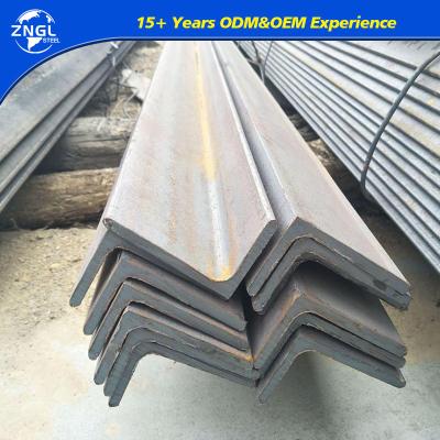 China 80-200mm Depth Carbon Equal Angle Steel Galvanized Iron L Shape Mild Steel Angle for sale
