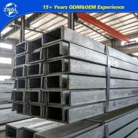 China Zngl ASTM A36 Steel Structural Building Material Steel H Beam Ss400b U Channel -06 for sale