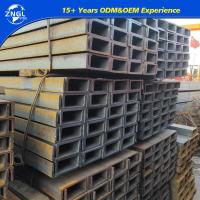 China Q235 Q345 Hot Rolled U Beam Channel Steel with 6mm-16mm Web Thickness and 6-12m Length for sale