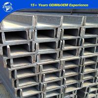 China Non-Alloy ASTM Dinss400 S235jr S355jr S355j2 A36 Ah36 Q235 Q355 Galvanized Carbon Hot Rolled U Beam Steel C Channel U Channel for sale