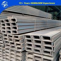 China A36 Ss400 S235jr Galvanized C Z U Purlin Steel Structural Channel with SGS Certificate for sale