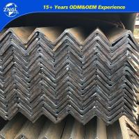 China 6-12m Length Hot Rolled Equal Unequal Steel Angel Iron for Structural Beam Steel Angle for sale