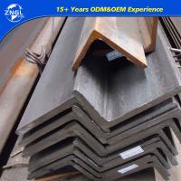 China Non-Alloy 50X50X5mm Hot DIP Galvanized Angle Steel with 8mm 64mm Flange Thickness for sale