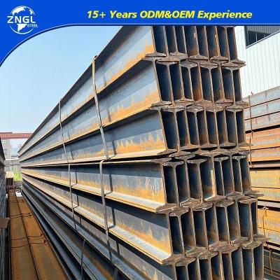 China Competitive Stainless Steel I Beam H Beam for Web Width of 96mm 1056mm and Grade Q235 for sale