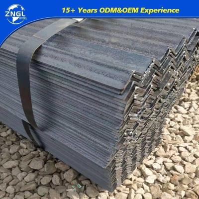 China Carbon Steel Angle Bar with Punching Processing Service and 8mm 64mm Flange Thickness for sale