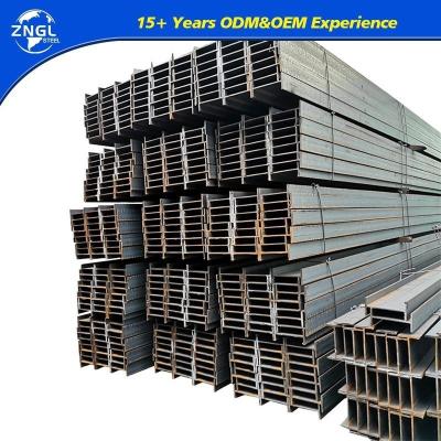 China Hot DIP Galvanized H Beam H Structural Steel Beam Made in with Web Thickness 6mm-16mm for sale