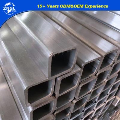 China Ss 301 302 304 316 1.431 1.4319 Stainless Steel Seamless Square Rectangular Tube Pipe for Cutting for sale