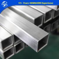 China Customize Surface Finish 304 Stainless Steel Square Tube for Professional Design for sale