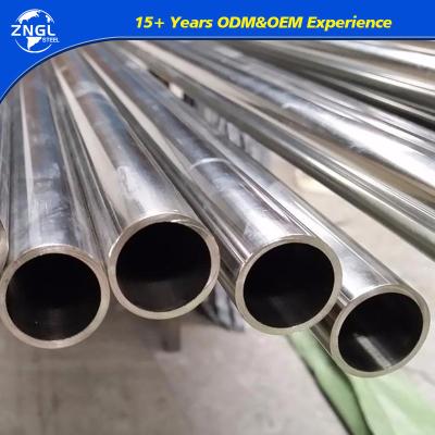 China Welded Tube Mirror Polished 201 304 316 Stainless Steel Pipe by Theoretical Weight for sale