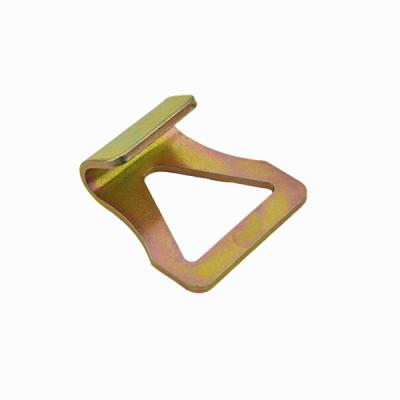 China High Quality New Style Factory Safety Cargo Gold Flat Buttle Hoist Hook For Tie Down for sale