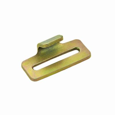 China High Quality New Style Factory Safety Cargo Gold Flat Buttle Hoist Hook For Tie Down for sale