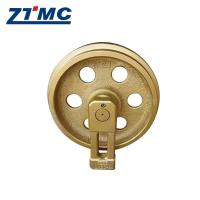 China Sumitomo Sh120 Sh200 Sh350 Sh450 Front Idler On Excavator Black Or Yellow For SH Series for sale