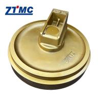 China Excavator Front Track Idler Assembly For Zoomlion 500 Series With Cross Rib Reinforcement HRC 45-55 for sale