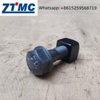 China 12.9 Grade PC300 PC200 Undercarriage Track Bolt And Nut High Strength for sale