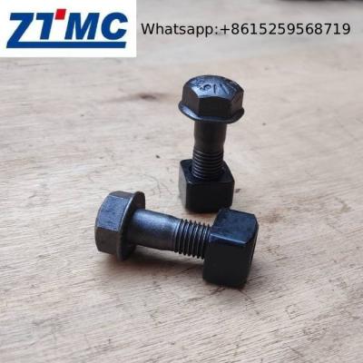 China OEM 16x53 Anti Loosening Track Bolts And Nuts With Washer For Excavator Dozer Sprocket Roller Track Link for sale