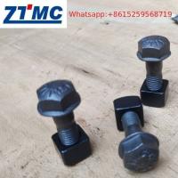 China Forging Casting 4F3646  Track Shoe Bolts And Nuts 12.9 Grade  For Excavator for sale