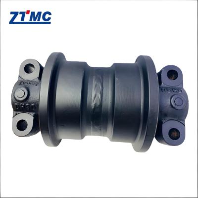 China Komatsu PC200 Track Bottom Roller With Heat Treatment HRC 55-60 And Forged SCM440 Alloy Steel for sale
