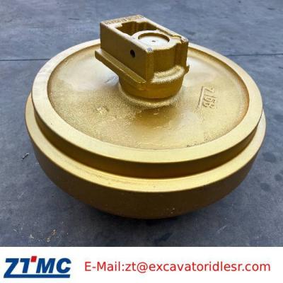 China Yellow  Bulldozer Front Idler Wheel Part Number 192-0220 Bulldozer Undercarriage Parts for sale