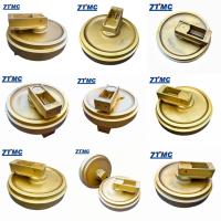 China 35MnB Material Excavator Front Idler with HRC45-55 Hardness for SK Series Mining Excavators OEM Standard for sale