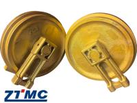 China OEM Direct Replacement Excavator Front Idler 35MnB Roll Forged with HRC 45-55 for Takeuchi TBI175 for sale