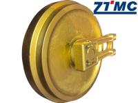 China Takeuchi 155 Excavator Front Idler – 35MnB Roll Forged OEM Direct Replacement with HRC 45-55 Hardness for Mining Undercarriage for sale