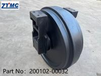 China Forged DX380 Front Track Idler, 35MnB Alloy Steel Undercarriage Idler for DX380 Excavator Track System Maintenance for sale