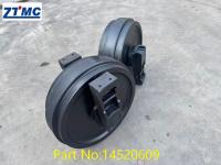 China EC360 Front Idler 14520609, idler wheel with integral forging for EC360 excavator undercarriage daily replacement for sale