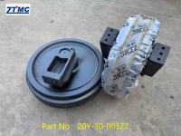 China PC200 Front Idler 20Y-30-00030, Idler Wheel With Integral Forging For PC200 Excavator Undercarriage Replacement for sale