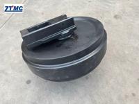 China R520 Track Idler 81QB-13011 with medium frequency quenching for heavy-load track tension regulation system for sale