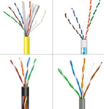 China Indoor Outdoor Cat5e Cat6 UTP Network Cable 1000ft PVC LSZH Sheath for sale