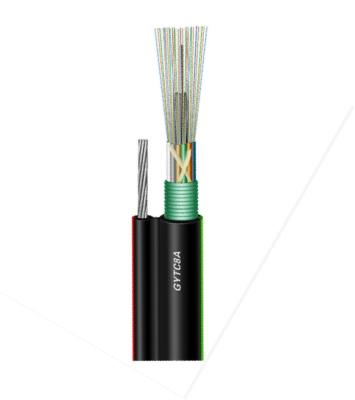China 48 Cores Figure 8 PBT Self Supporting Fiber Optic Cable For Aerial Messenger for sale