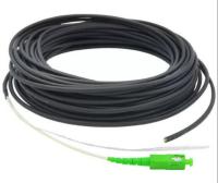 China Black LSZH sheath SC APC FTTH Patch Cord FTTH Drop Cable 50M 20M SC UPC for sale