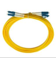 China Lc To Lc Single Mode Fiber Patch Cable Duplex Fiber Jumper Durability for sale