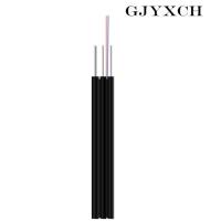 China G657a G652d Ftth Round Drop Cable With Messenger 12 Strand Outdoor Fiber Optic Cable for sale
