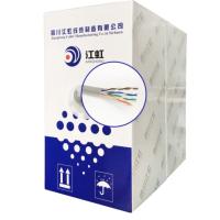 China AWG23 CCA Copper 4 Pair Lan Cat6 Flat Ethernet Cable For Communication for sale