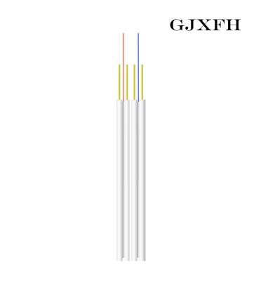 China G652D 2km Single Mode Fiber Optic 4 Core Cable FRP Strength Member Drop Wire for sale