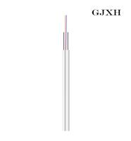 China 2 4 8 12 Cores Fiber Optic C Indoor FTTH Drop Cable Steel Strength Member Single Mode for sale