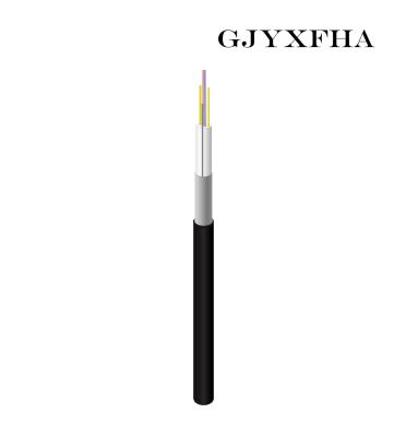 China Single Mold Ftth Outdoor Drop Armored Fiber Optic Cable 8 Core 12 Core for sale