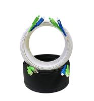 China 3mm 25mm G652d Lc To Sc Multimode Duplex Fiber Optic Patch Cable Sc Upc for sale